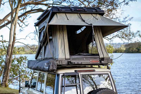 The Bush Company TX27 Hardshell Rooftop Tent – Peak Offroad Equipment